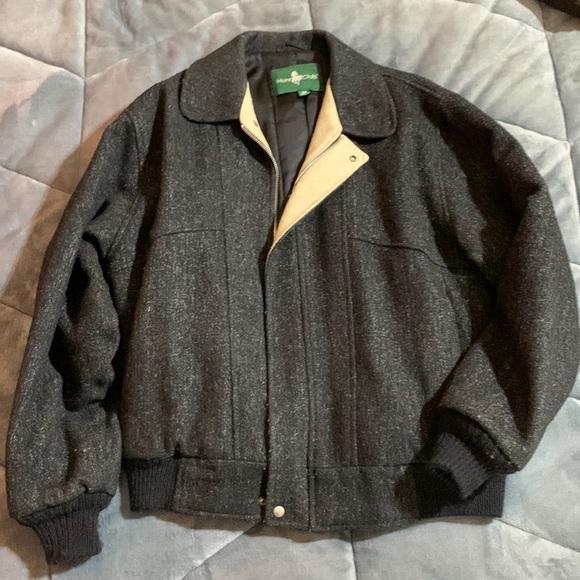 Hunt Club | Jackets & Coats | Vintage Hunt Club Wool Bomber Jacket ...